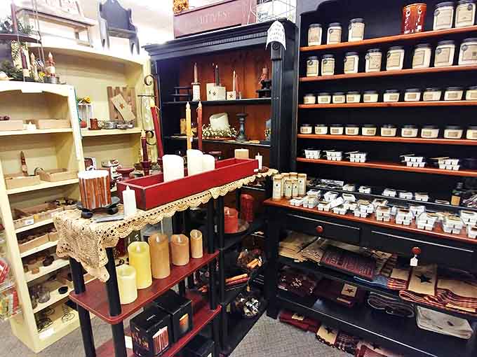 The candle and home fragrance section glows with warmth &ndash; offering scents that transport you to different times and places.