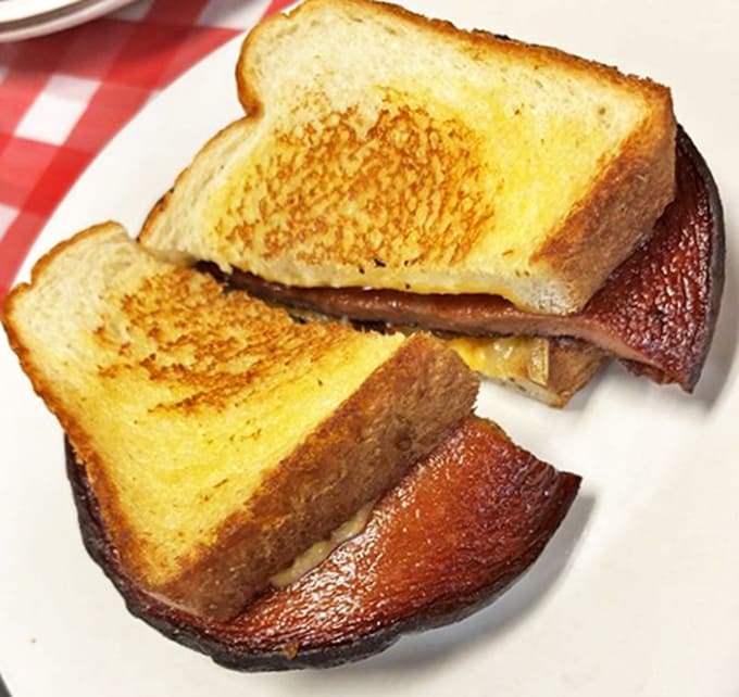 Breakfast perfection on a plate – eggs, hash browns and toast that would make your grandmother nod in approval.