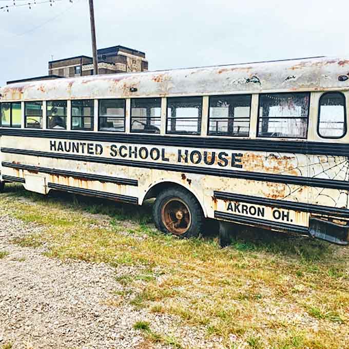 This abandoned school bus from Akron hasn't transported children in decades &ndash; unless you count the ghostly kind.