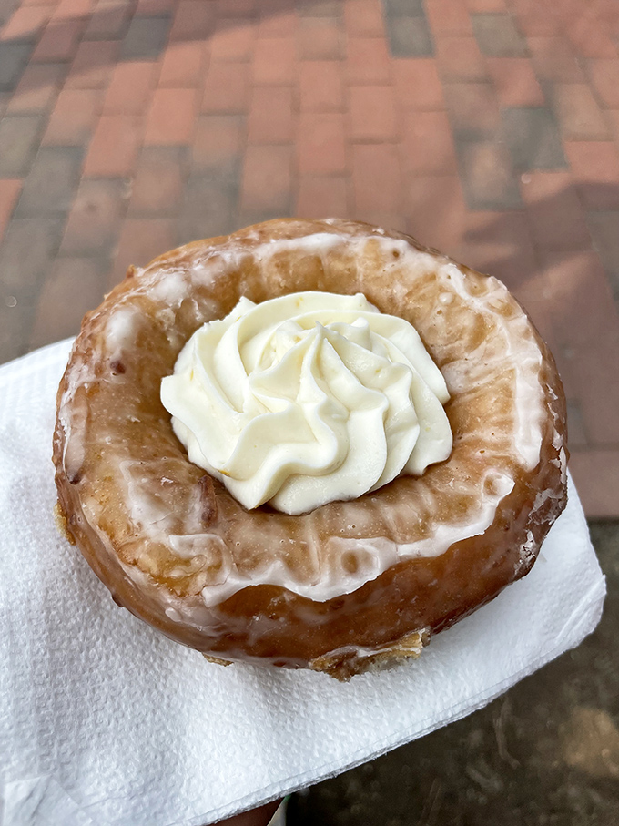 The Holy Cannoli proves this shop isn't afraid to branch out from donuts, and honestly, with results like this, they should branch out more often and maybe start a whole tree.