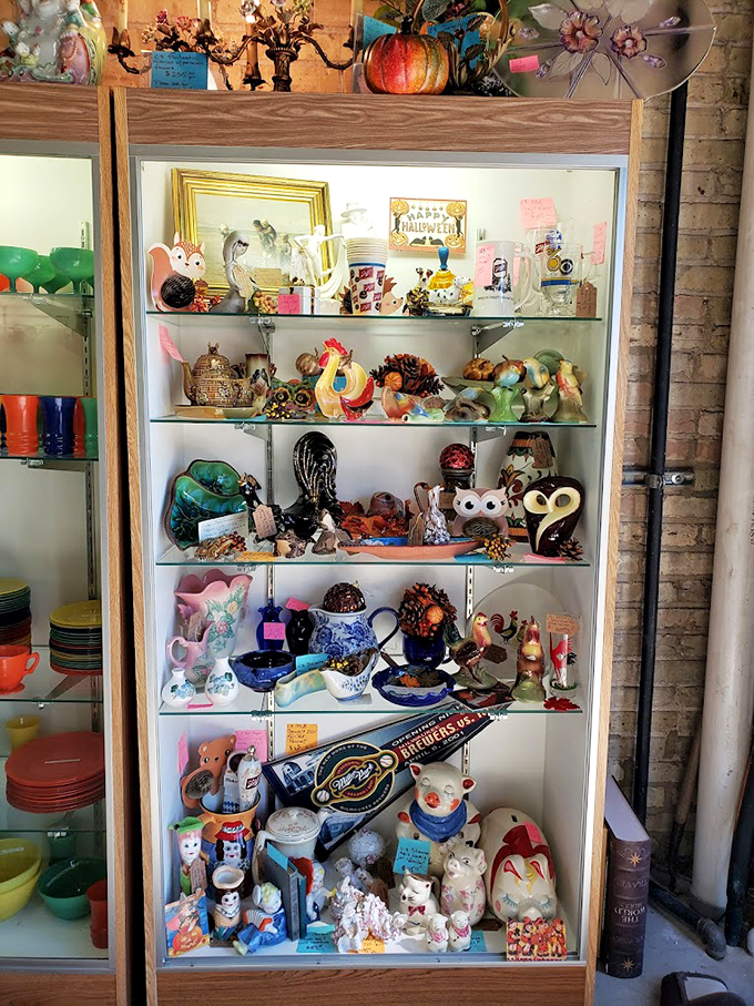 A menagerie of memories! These quirky figurines are ready to add a touch of whimsy (and maybe a dash of "what were they thinking?") to your shelves.