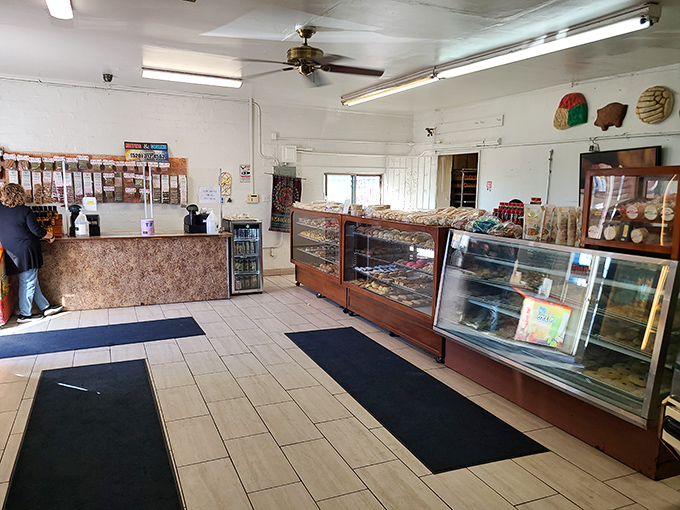 Another view of the no-frills interior where generations of Tucsonans have come for their pan dulce fix and a taste of authentic Mexico.