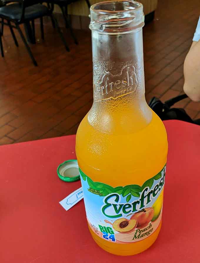 Even the beverages keep it real here, no artisanal sodas or craft concoctions, just cold drinks that wash down hot food perfectly.