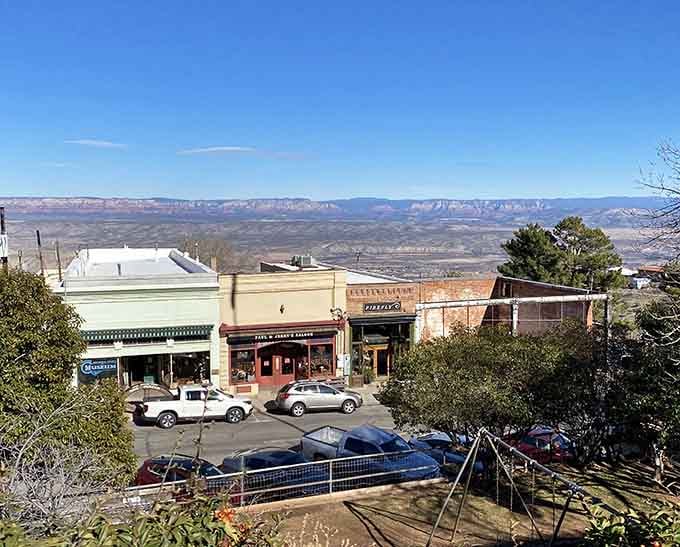 The museum buildings preserve Jerome's multicultural mining heritage, telling stories of the diverse communities who carved this impossible town from an Arizona mountainside.
