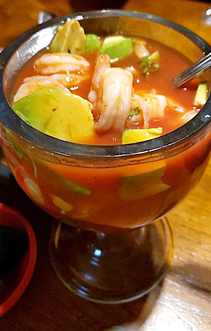 This isn't your country club shrimp cocktail, it's a vibrant Mexican coctel that's refreshing, substantial, and bursting with fresh flavors.