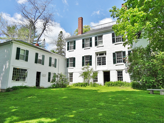 Historic white buildings house treasures of knowledge and community gathering spaces &ndash; where generations of Wiscasset residents have come together.