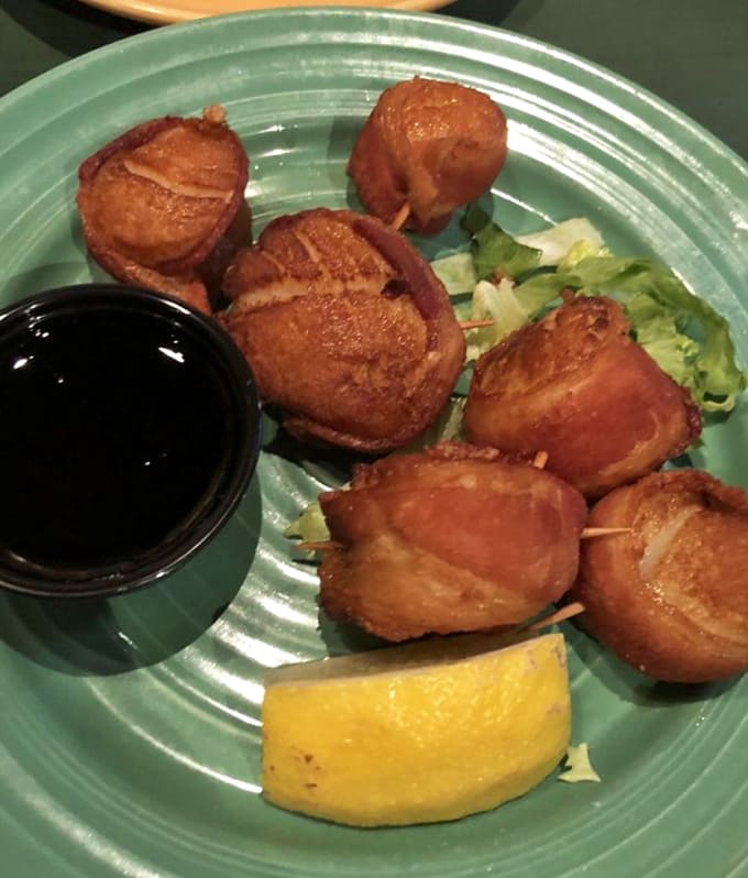 Bacon-wrapped scallops are fancy enough for date night but casual enough that you won't feel overdressed in jeans.