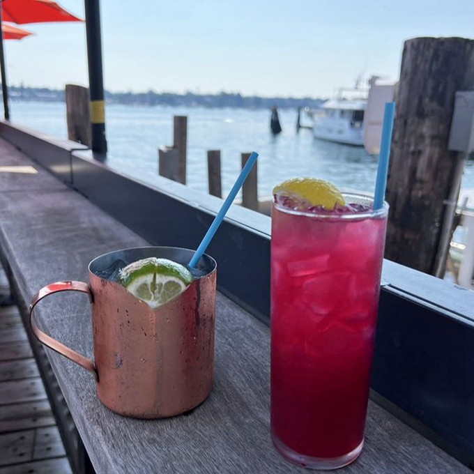 Cocktails with a view &ndash; these Maine Mules and pink lemonades taste even better when sipped against a backdrop of bobbing boats.