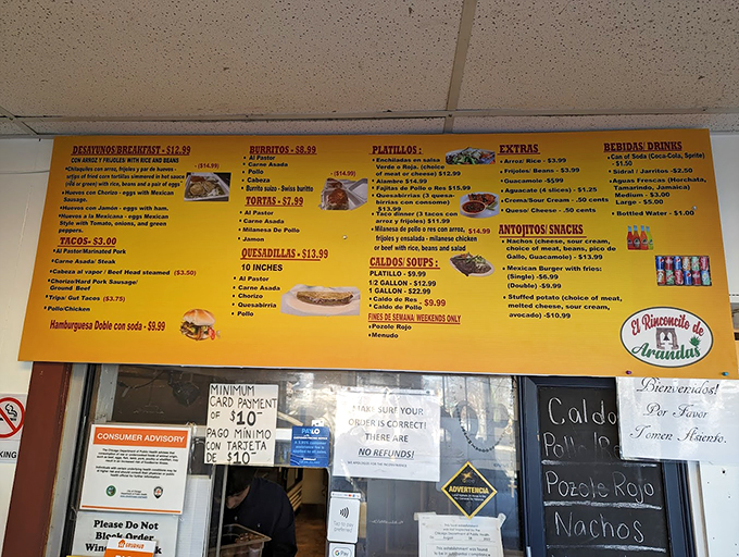 Decisions, decisions! This menu is a treasure map of flavors. Close your eyes, point, and prepare for a delicious adventure. You can't go wrong!