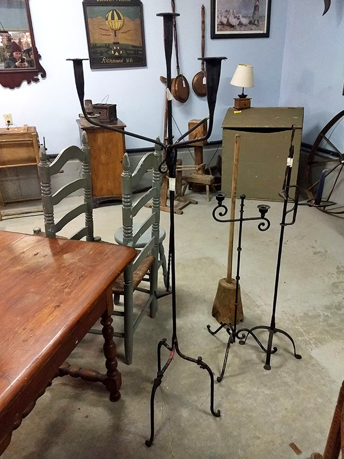 These candlestick holders have illuminated dinners since before electricity was common. Romance hasn't improved with LED lighting.