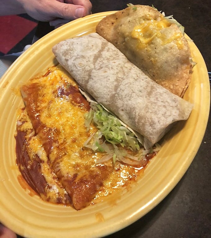 The combination platter that solves life's toughest question: "Why choose one perfect thing when you can have three?" A fiesta of flavors on a single plate.