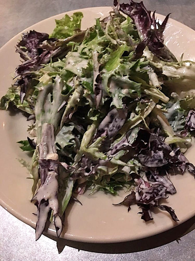 A salad so fresh and vibrant it almost makes you forget you're really here for the burger and fries waiting in the wings.