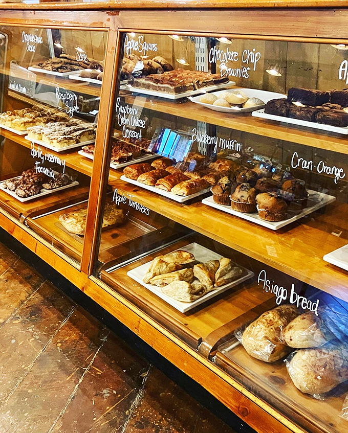 Behind this glass lies dangerous territory&mdash;where willpower goes to die and dessert dreams come true.