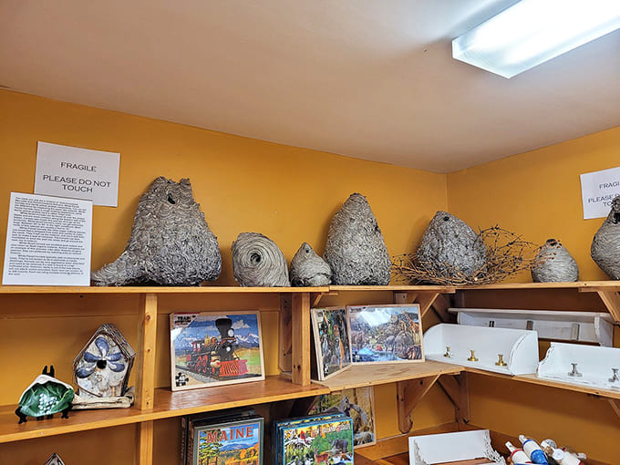 Shelves lined with curiosities and crafts prove that Perry's is more than a candy shop, it's a full-blown adventure for the senses.