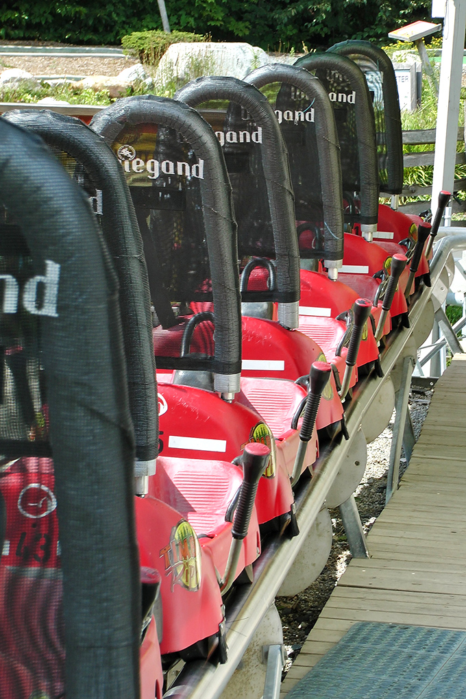 The fleet stands ready for action &ndash; each cart offering the same promise of adventure but guaranteeing a unique experience.