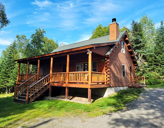 Rangeley Lake Resort provides the kind of cozy cabin accommodations where families can settle in and actually relax together.