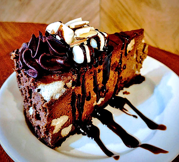 This isn't just cheesecake &ndash; it's a chocolate lover's fever dream with marshmallows standing by for emotional support.