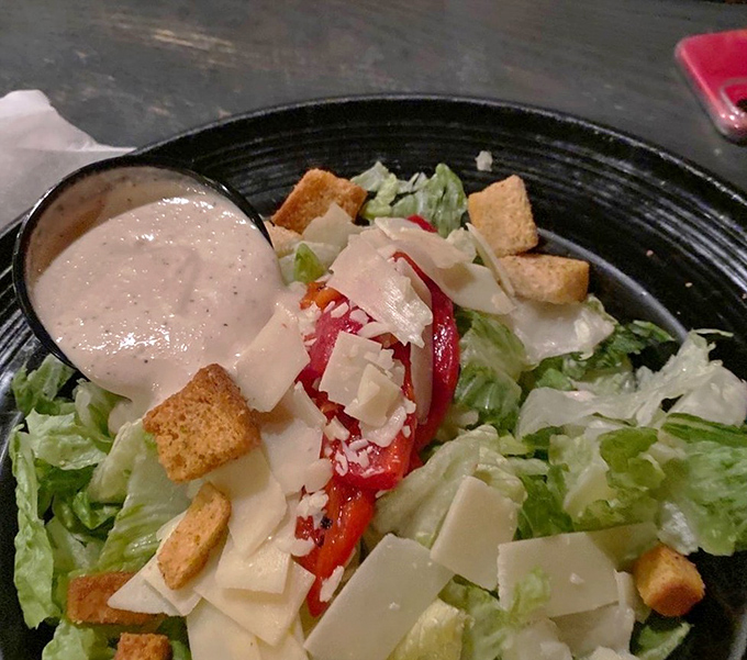 Even the salads at Mac's deserve attention &ndash; fresh, crisp, and the perfect opening act before the cheesy main event.