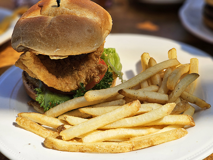 8. sandwich and fries