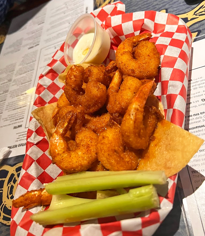 Golden-brown perfection! These crispy crustaceans are so good, you'll want to start a shrimp appreciation society. 