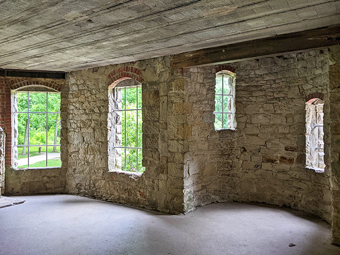 Historical markers tell the story of Standard Oil connections and mayoral terms, proving this castle has more plot twists than expected.