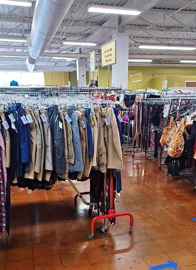 Another angle reveals even more merchandise, because one photo simply can't capture the sheer volume of treasures available here.