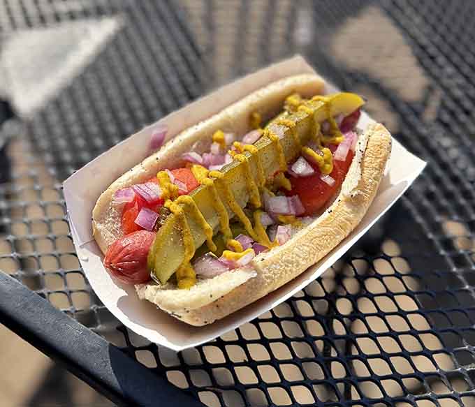 A proper Chicago-style hot dog in northern Minnesota might seem unlikely, but Sydney's delivers the goods with all the classic fixings and flair.