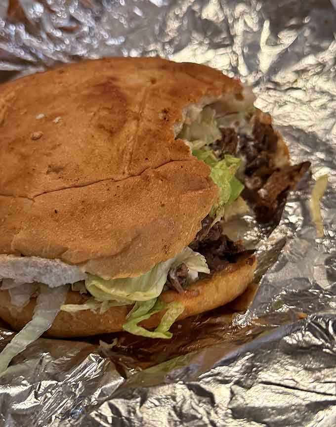 This burger proves the kitchen's skills extend beyond tacos, delivering juicy satisfaction between buns.