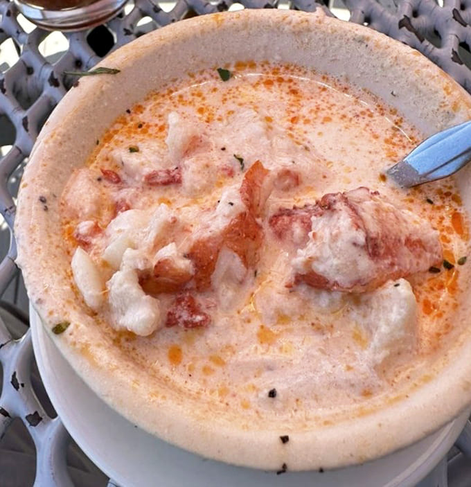 Lobster stew this creamy and loaded with chunks of meat should probably require a prescription, or at least a warning label about addiction.