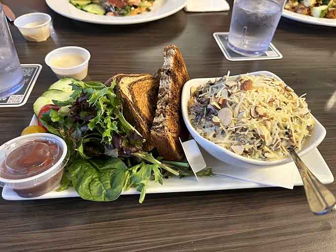 The Wild Rice Hotdish brings Minnesota comfort food into the modern era, proving that tradition and innovation can share a plate.