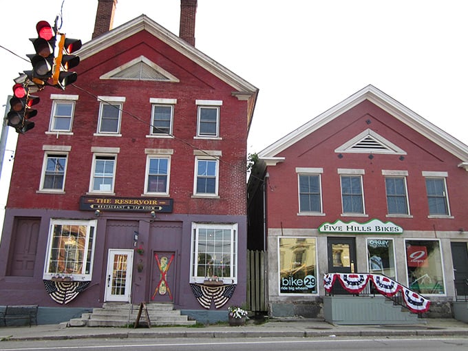 Where outdoor enthusiasts gather to plan adventures and swap stories in historic brick buildings with character to spare.