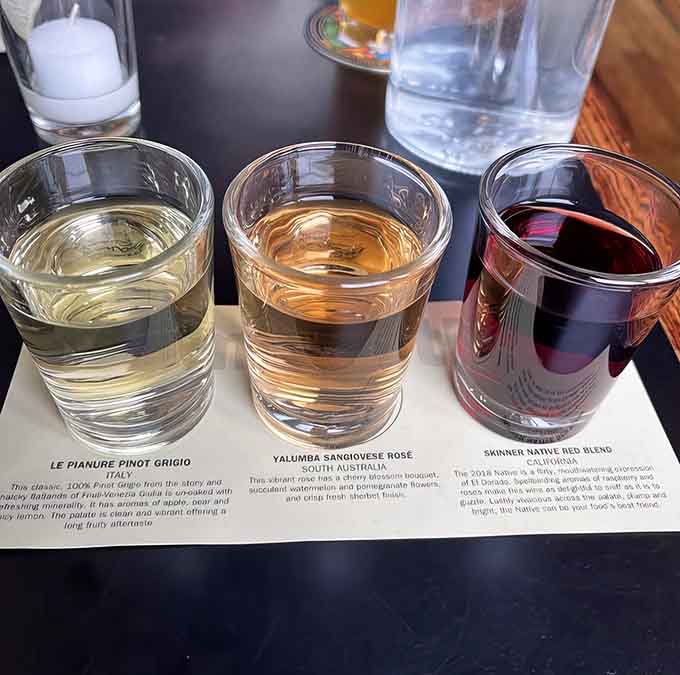 Wine flights let you explore different regions without the commitment issues, like dating for your palate.