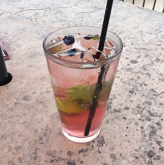 This blueberry kombucha mojito is what happens when tradition meets trendy and they actually get along.