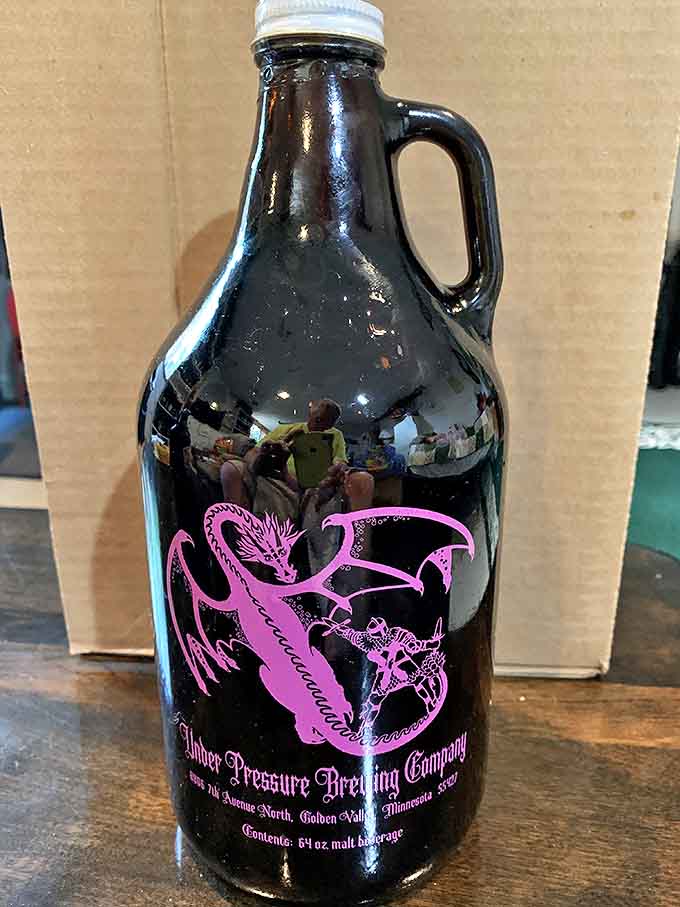 Take the medieval experience home in this growler, because sometimes you need a dragon on your kitchen counter.