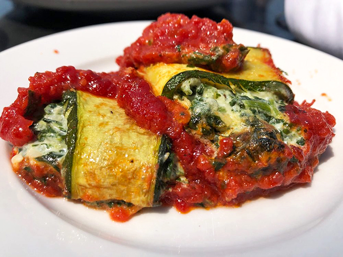 Who knew zucchini could be a showstopper? This dish is what happens when vegetables decide to dress up for a night out.