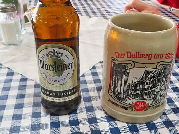 Nothing complements a hearty German meal like an authentic Warsteiner served in a proper stein &ndash; because glassware matters, folks!