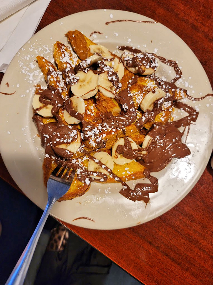 Dessert for breakfast? Don't mind if I do! This chocolatey, banana-y creation is the stuff of childhood dreams.