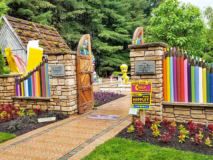 Rainbow-colored pencils standing at attention, welcoming imagination enthusiasts to a world where creativity runs wild.