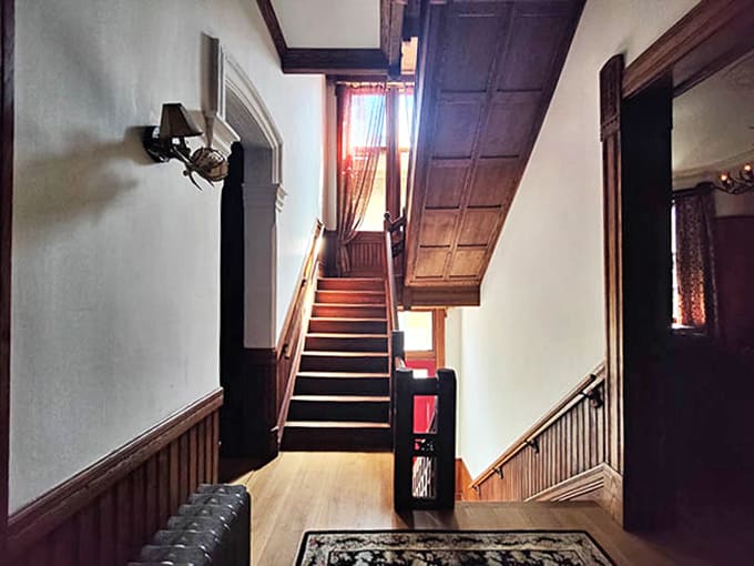 The grand staircase isn't just functional&mdash;it's a processional route worthy of royalty, each step connecting modern visitors to bygone eras.