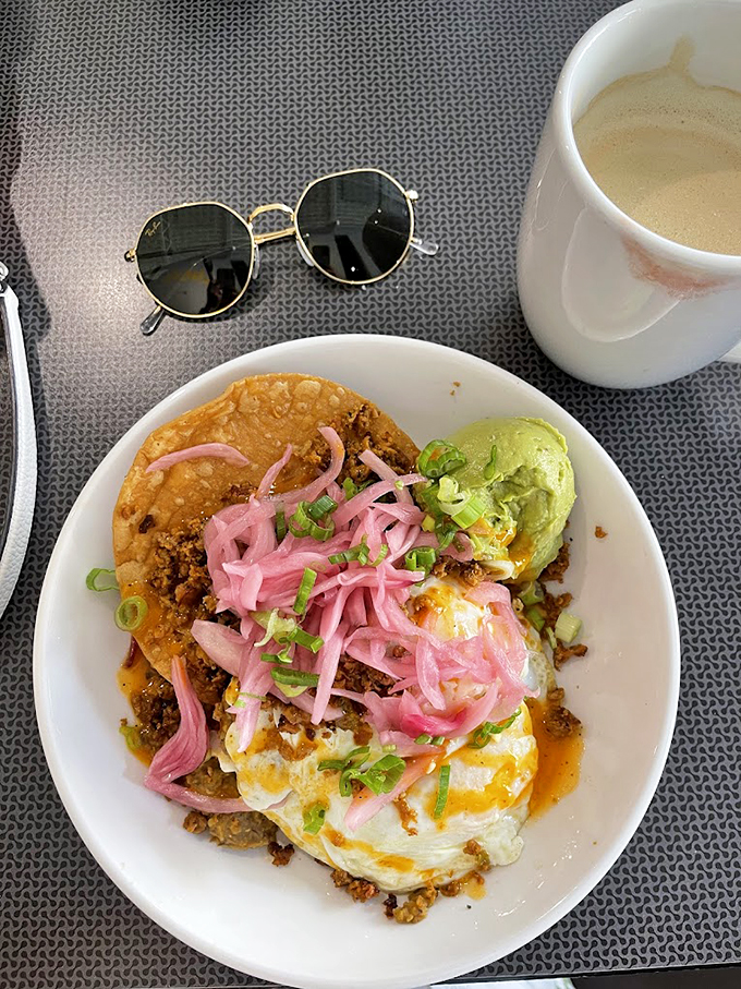 Huevos Rancheros so good, you'll want to send a thank-you note to the chickens responsible for this masterpiece.