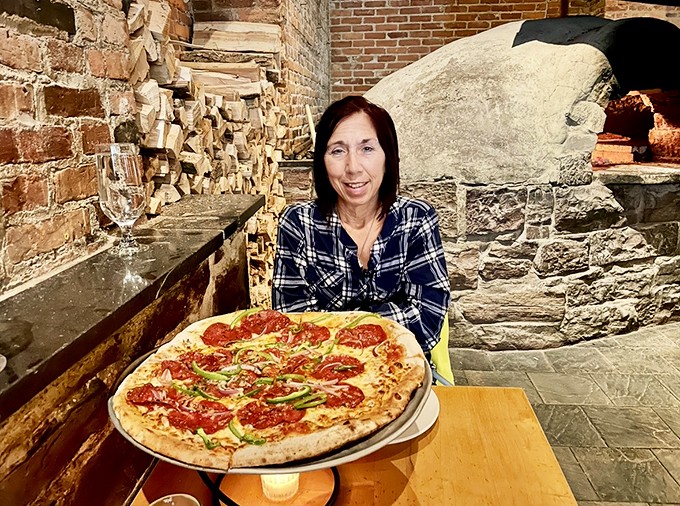 The heart of Burlington Hearth &ndash; where flames dance and pizza artisans transform simple ingredients into edible masterpieces.