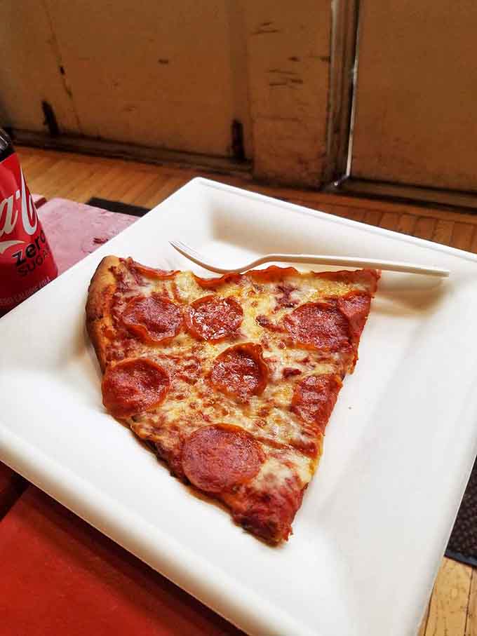 Pizza perfection &ndash; those pepperoni cups holding tiny pools of flavor are what separate the good from the great.