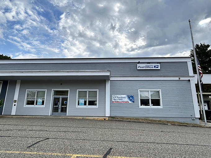 The Kittery Post Office &ndash; where mail moves at the speed of Maine, which is to say, deliberately and with plenty of time for neighborly conversation.
