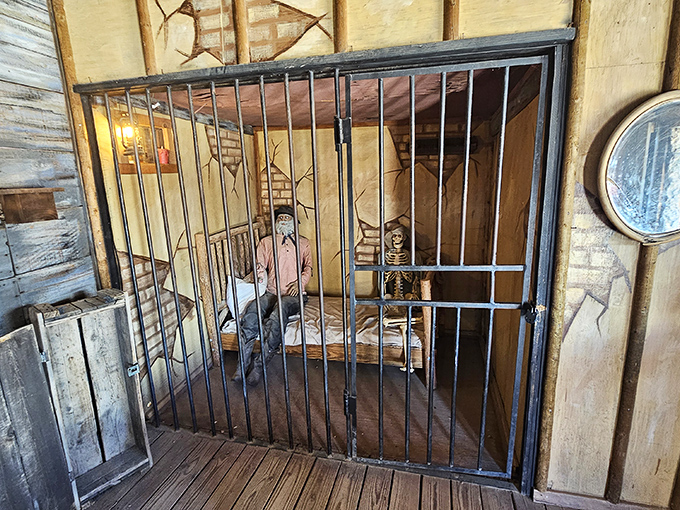 "Spend a night in jail," they said. "It'll be fun," they said. This recreated cell makes you grateful for modern accommodations.