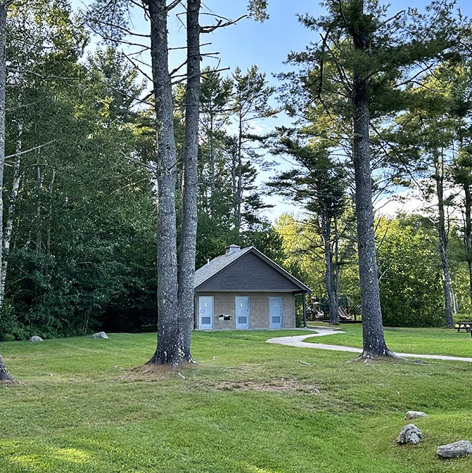 The park's facilities blend seamlessly into the landscape, providing necessary amenities without detracting from the natural experience.