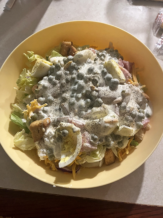 The chef's salad isn't just an afterthought &ndash; it's a mountain of fresh ingredients that satisfies without the food coma.