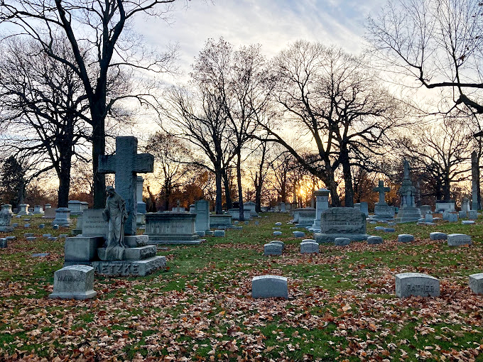 Eternal rest with a view! These residents may be quiet, but their monuments speak volumes. 