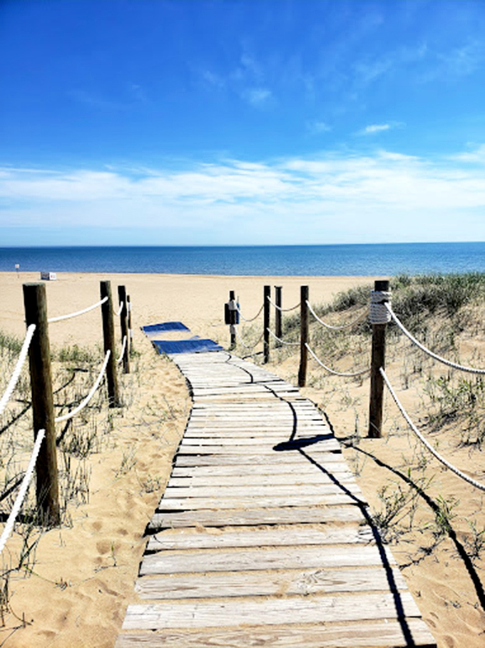 Gentle waves and a wide, sandy shore create the perfect playground for beach lovers of all ages.
