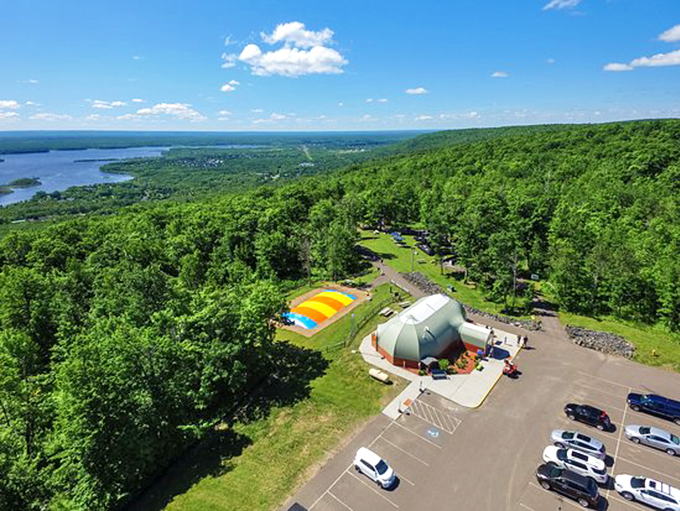 Lake views and loop-de-loops &ndash; because why choose between scenic and screaming? Spirit Mountain says, "Why not both?"