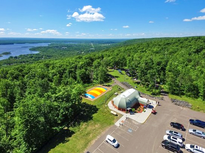 Lake views and loop-de-loops &ndash; because why choose between scenic and screaming? Spirit Mountain says, "Why not both?"